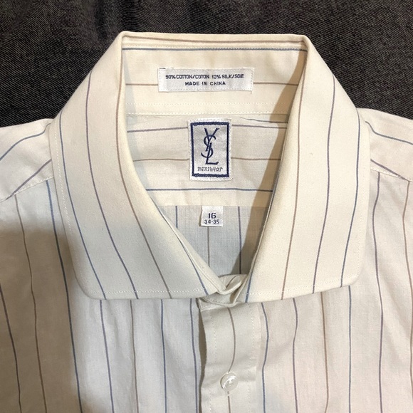 Yves Saint Laurent | Shirts | Vintage Ysl Mens Dress Shirt | Poshmark